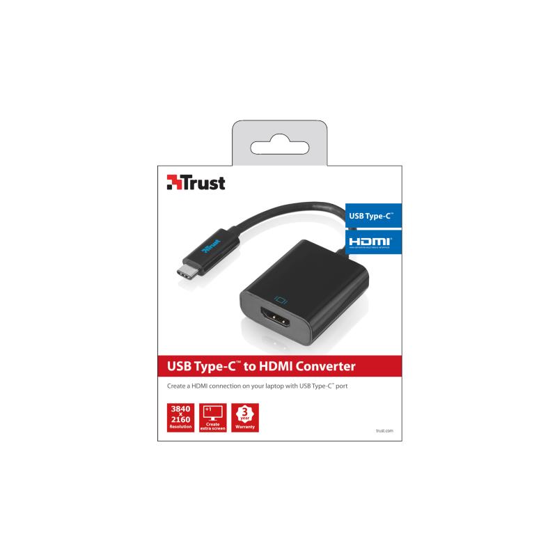 ADAPTADOR TRUST USB-C - HDMI - Todo en informática